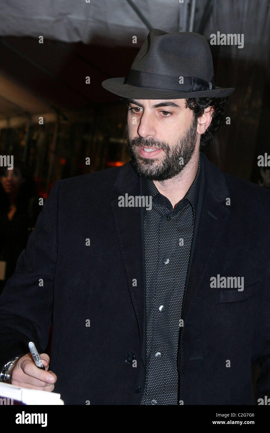 Sacha Baron Cohen World Premiere of 'Sweeney Todd: The Demon Barber of ...