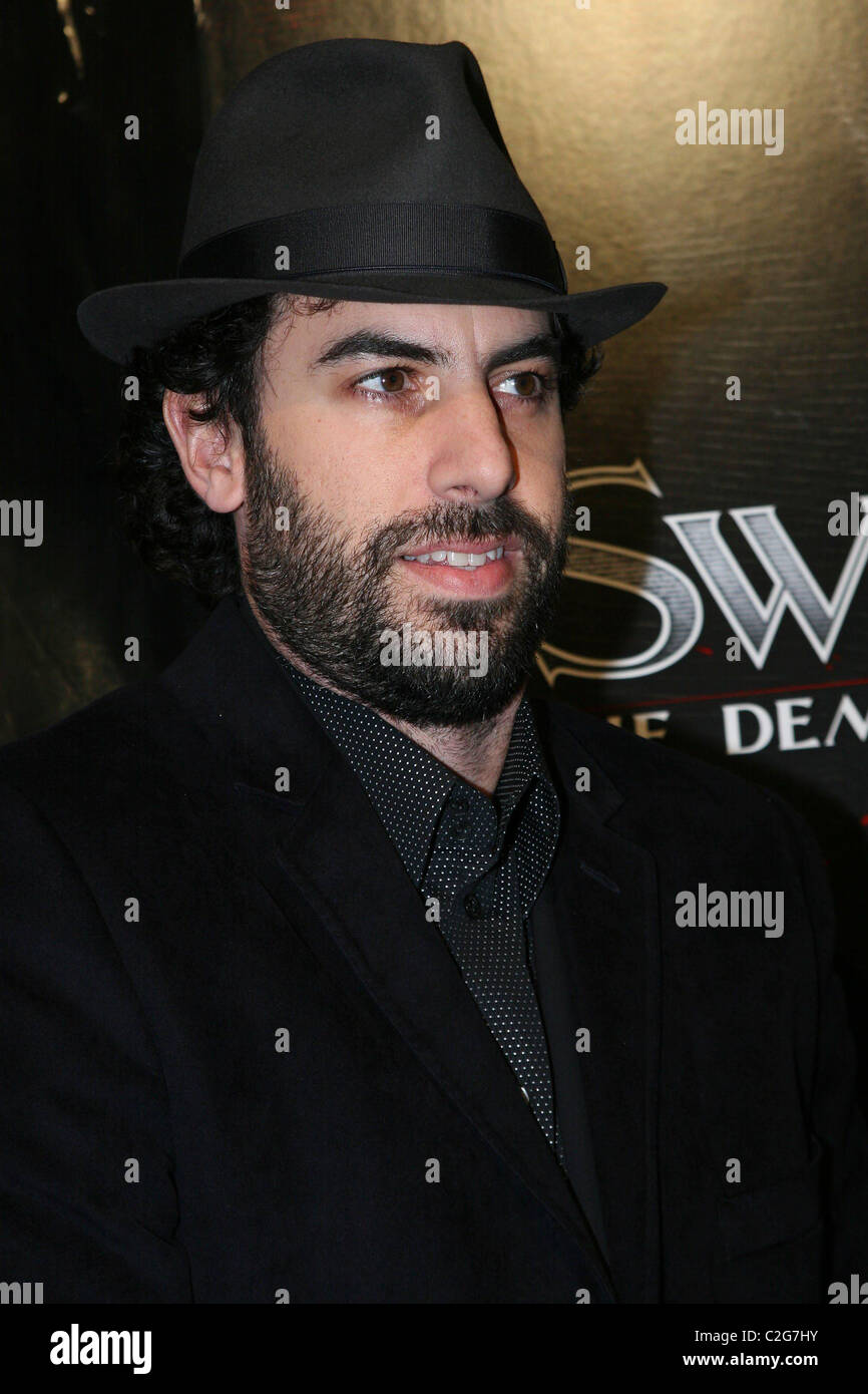 Sacha Baron Cohen World Premiere of 'Sweeney Todd: The Demon Barber of ...