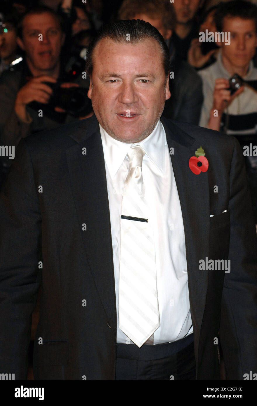 Ray Winstone UK premiere of 'Beowulf' held at the Vue Leicester Square ...