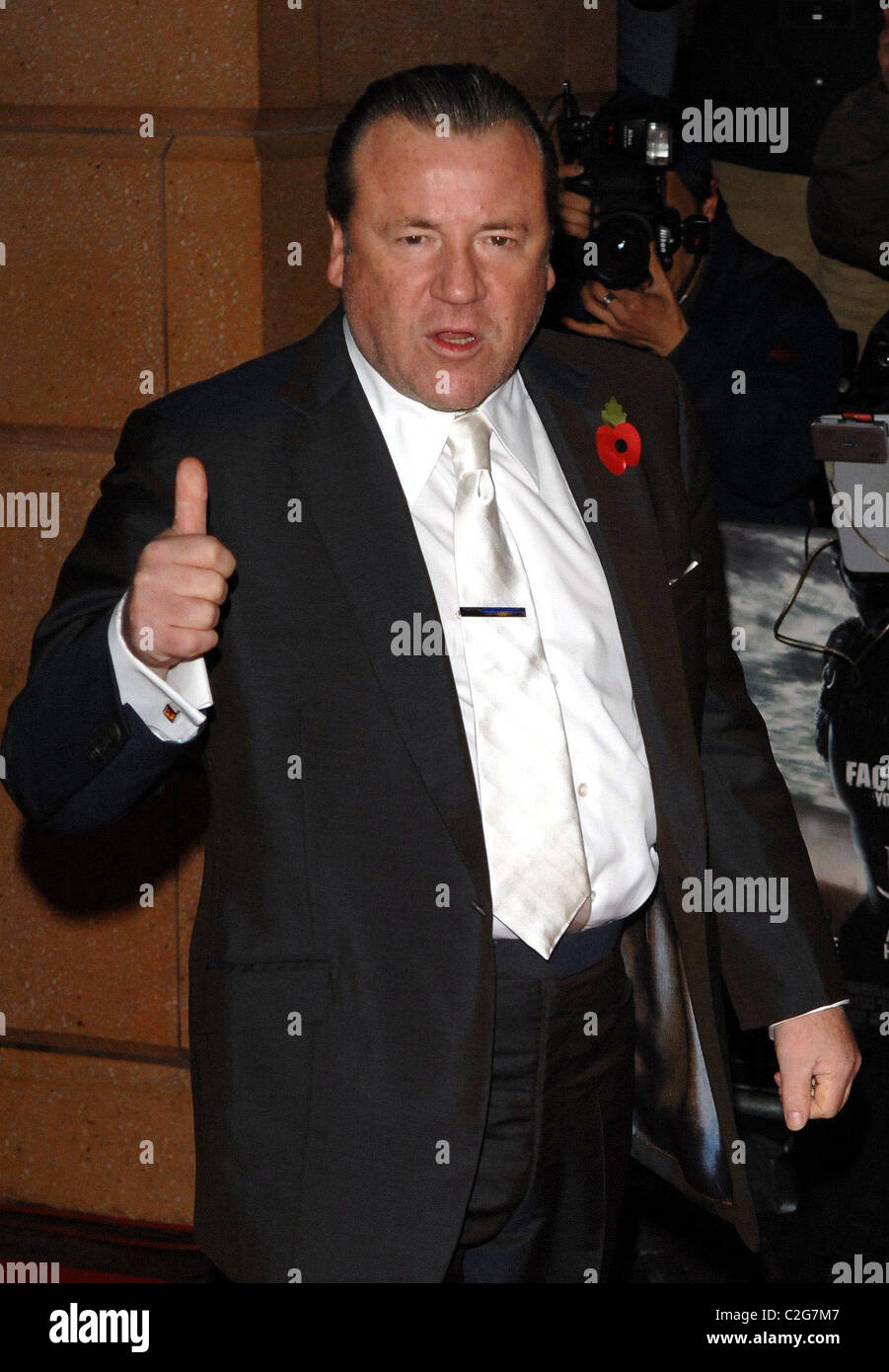 Ray Winstone UK premiere of 'Beowulf' held at the Vue Leicester Square ...