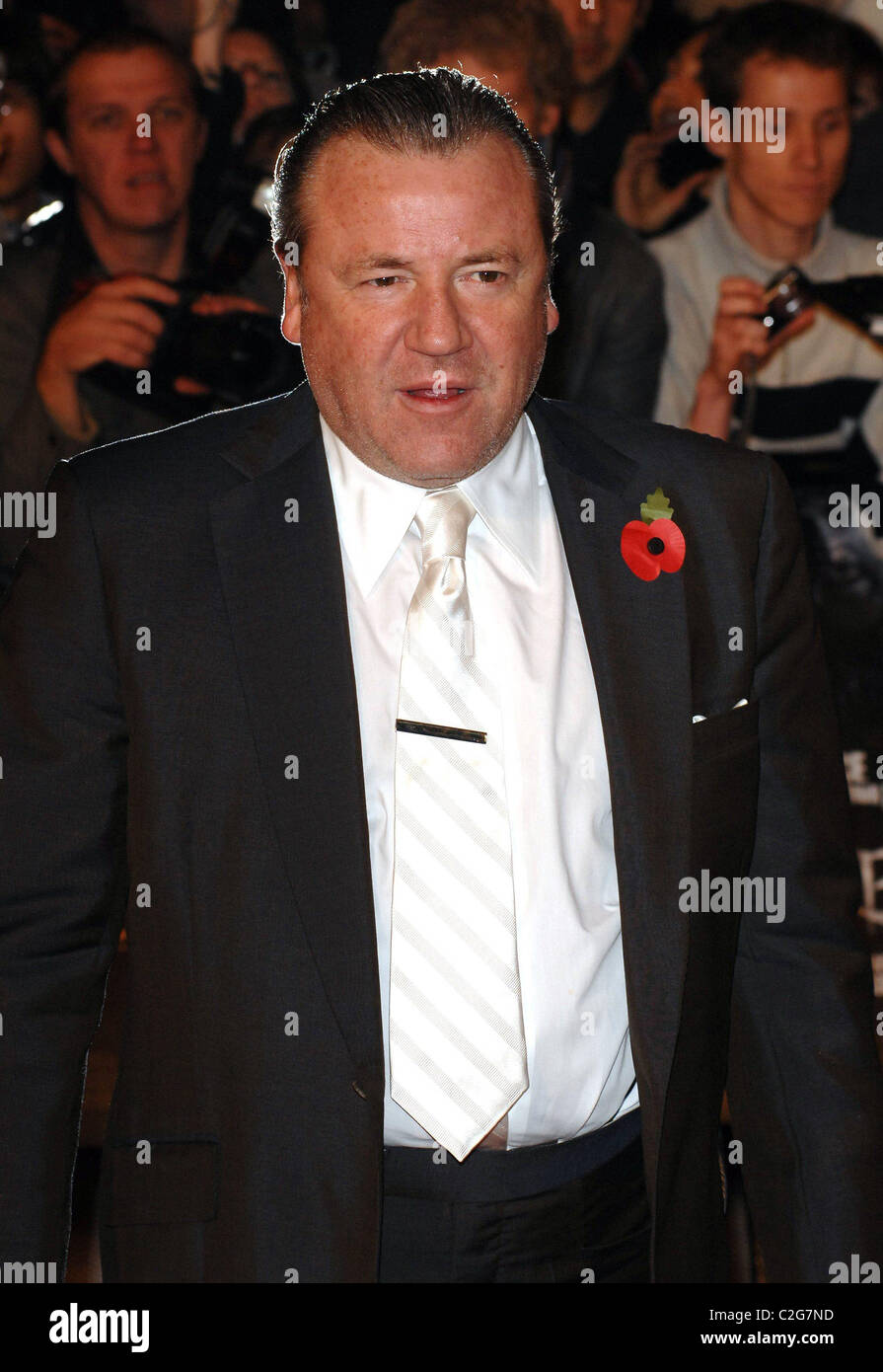 Ray Winstone UK premiere of 'Beowulf' held at the Vue Leicester Square ...