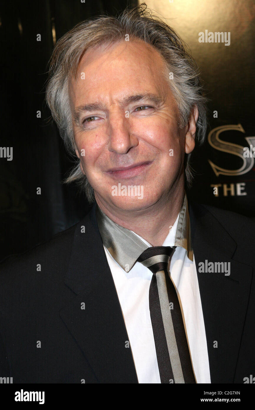 Alan Rickman World Premiere of 'Sweeney Todd: The Demon Barber of Fleet ...
