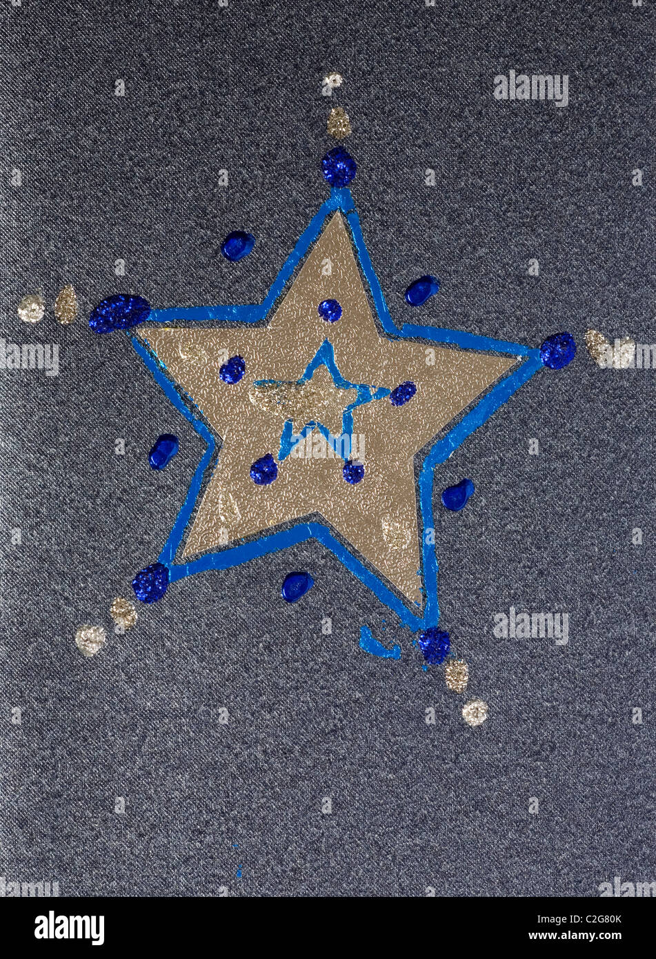Star collage on a card Stock Photo - Alamy