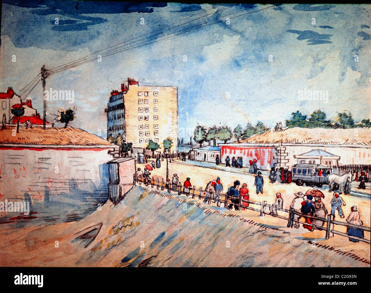 Gate in the paris ramparts hi-res stock photography and images - Alamy