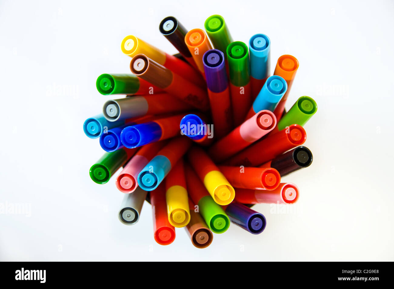 Pens in a pen pot hi-res stock photography and images - Alamy