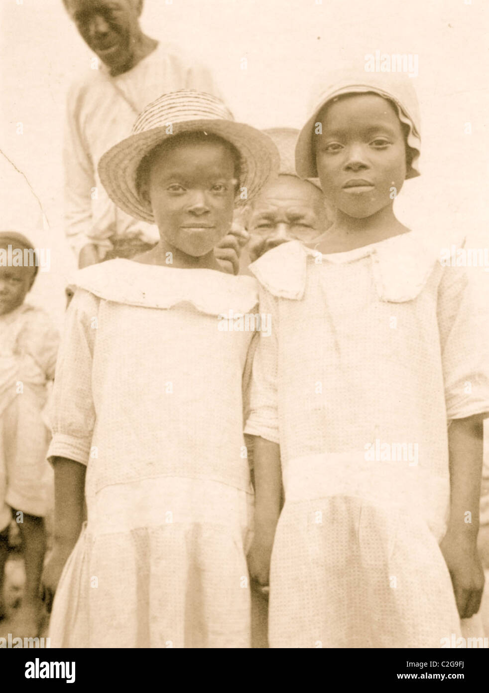 Two girls, Old Bight, Cat Island, Bahamas Stock Photo - Alamy