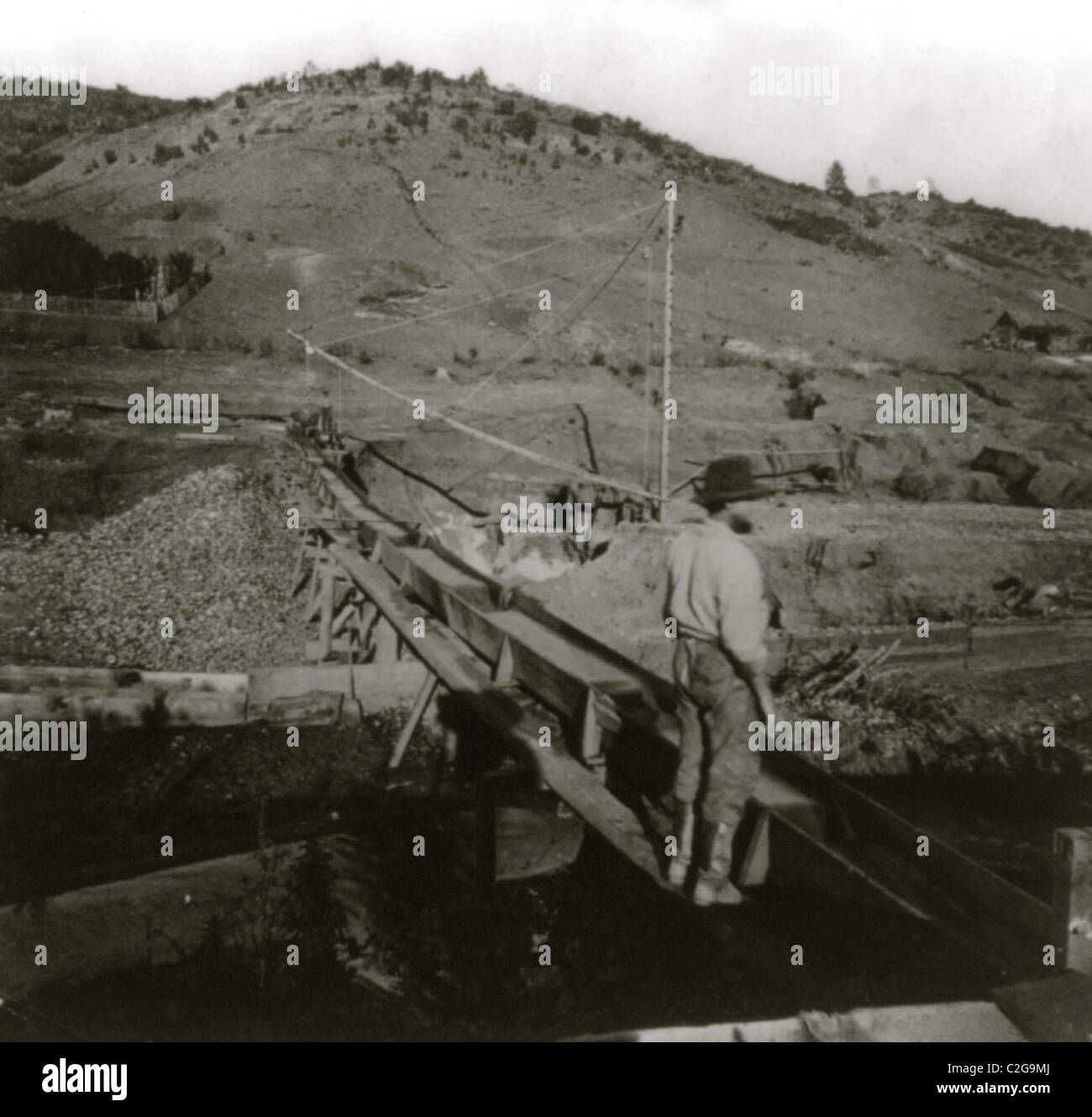 Sluice mining sluice mining hi-res stock photography and images - Alamy