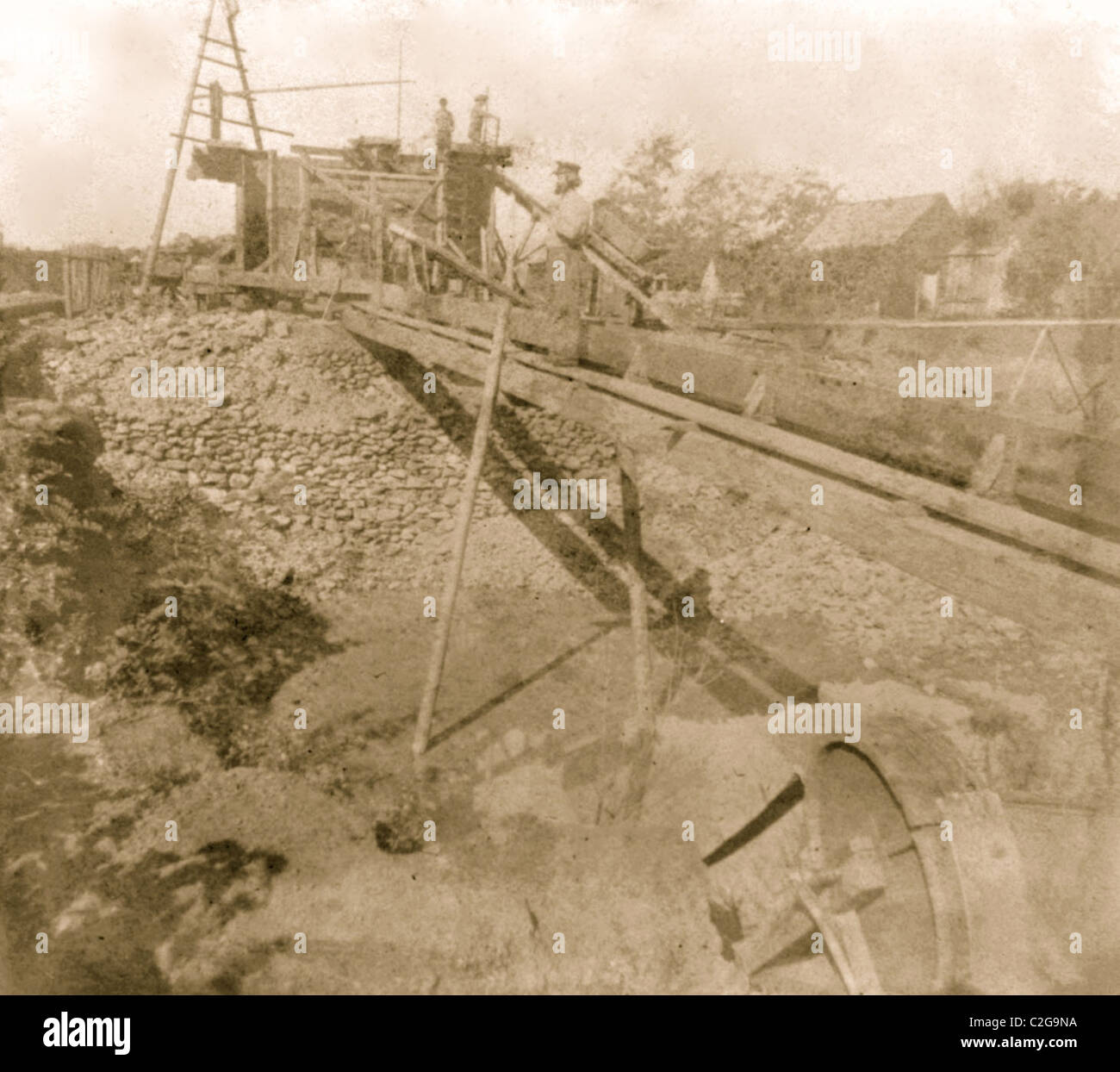 Placer Mining--Columbia, Tuolumne County - Mining out a ranch Stock ...