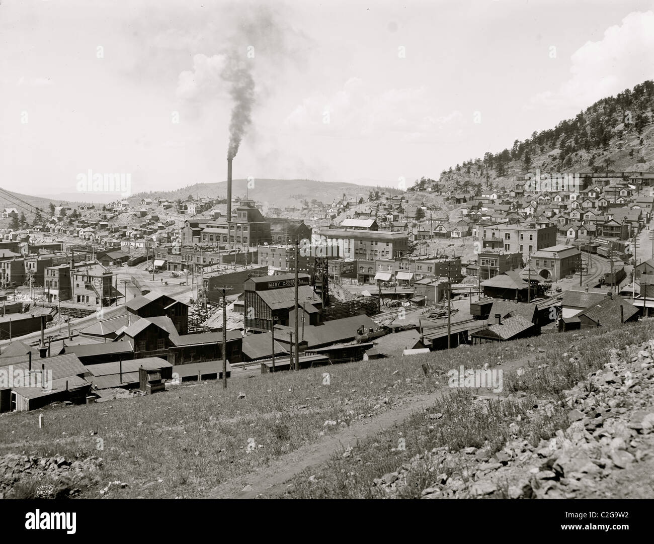 Victor, Colo., and the Gold Coin Mine Stock Photo - Alamy