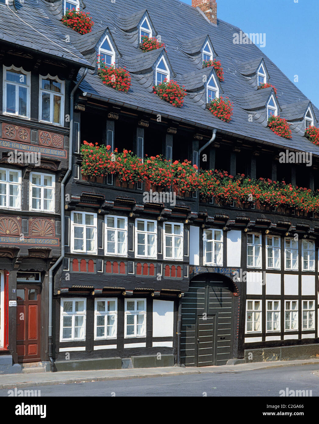 UNESCO Weltkulturerbe, Altstadt von Goslar, Harz, Niedersachsen ...