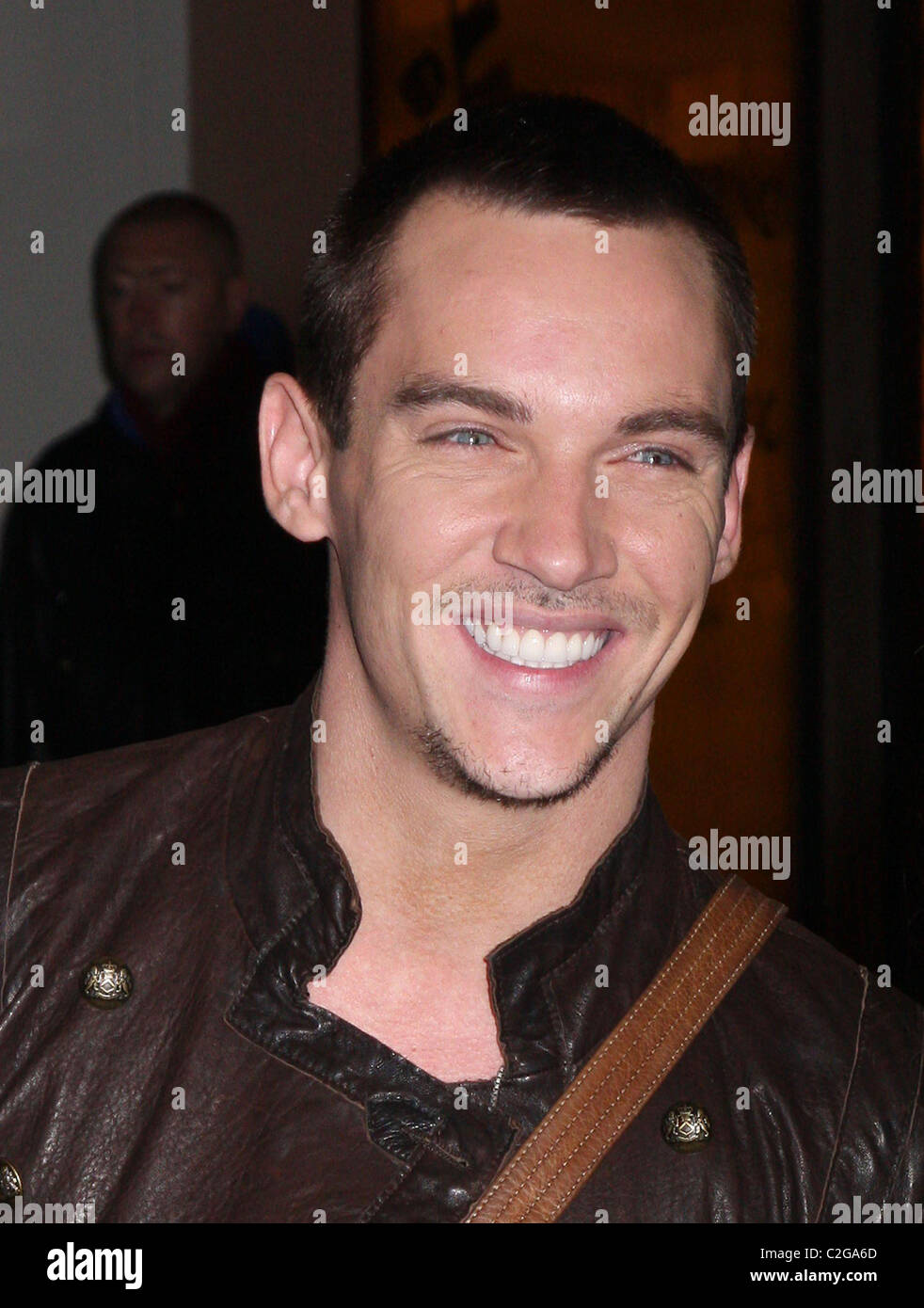 Jonathan Rhys Meyers outside MTV TRL Studios in Times Square New York ...
