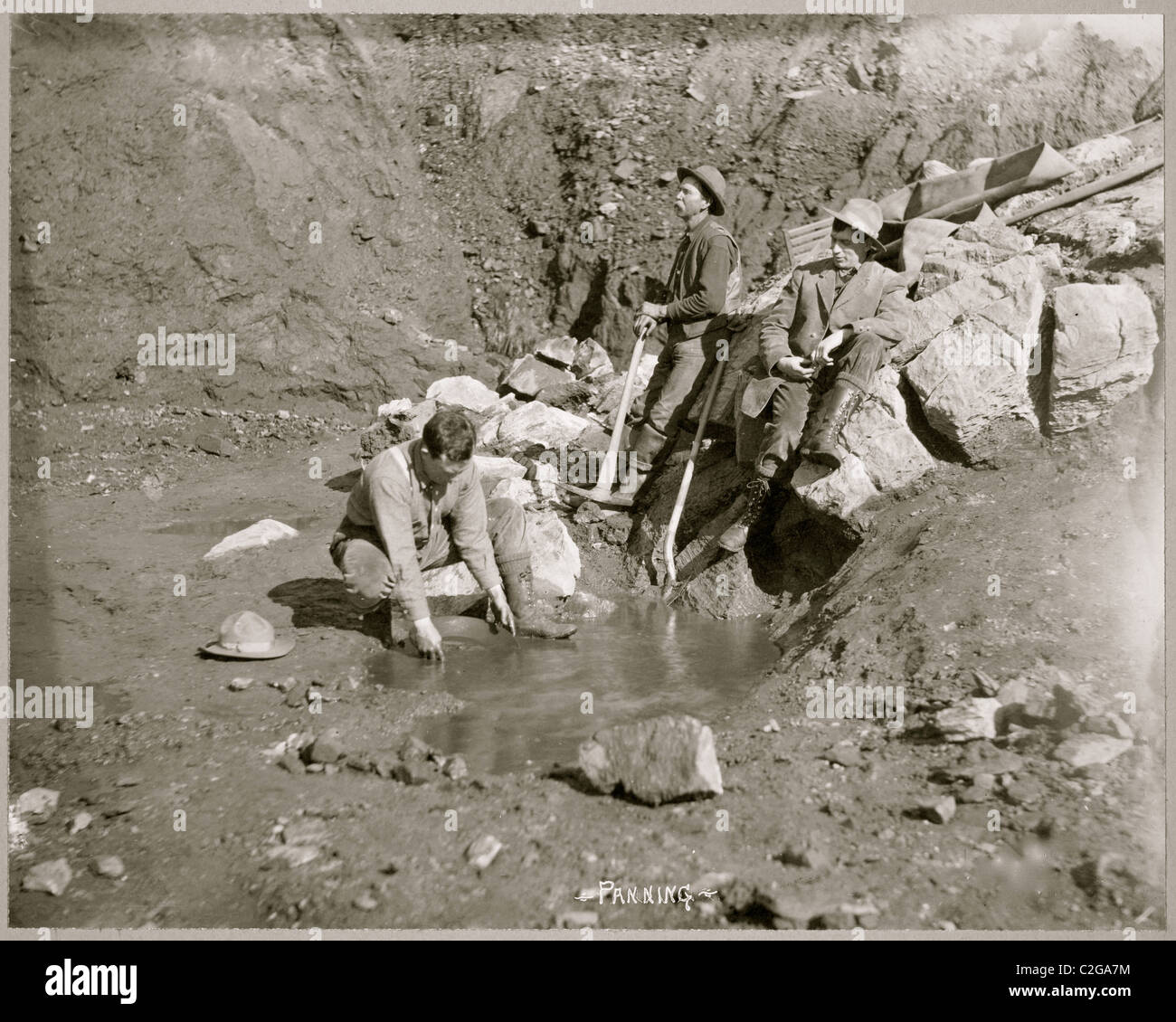 Gold miners hi-res stock photography and images - Alamy