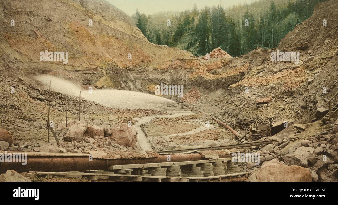 Colorado. Placer mining Stock Photo - Alamy