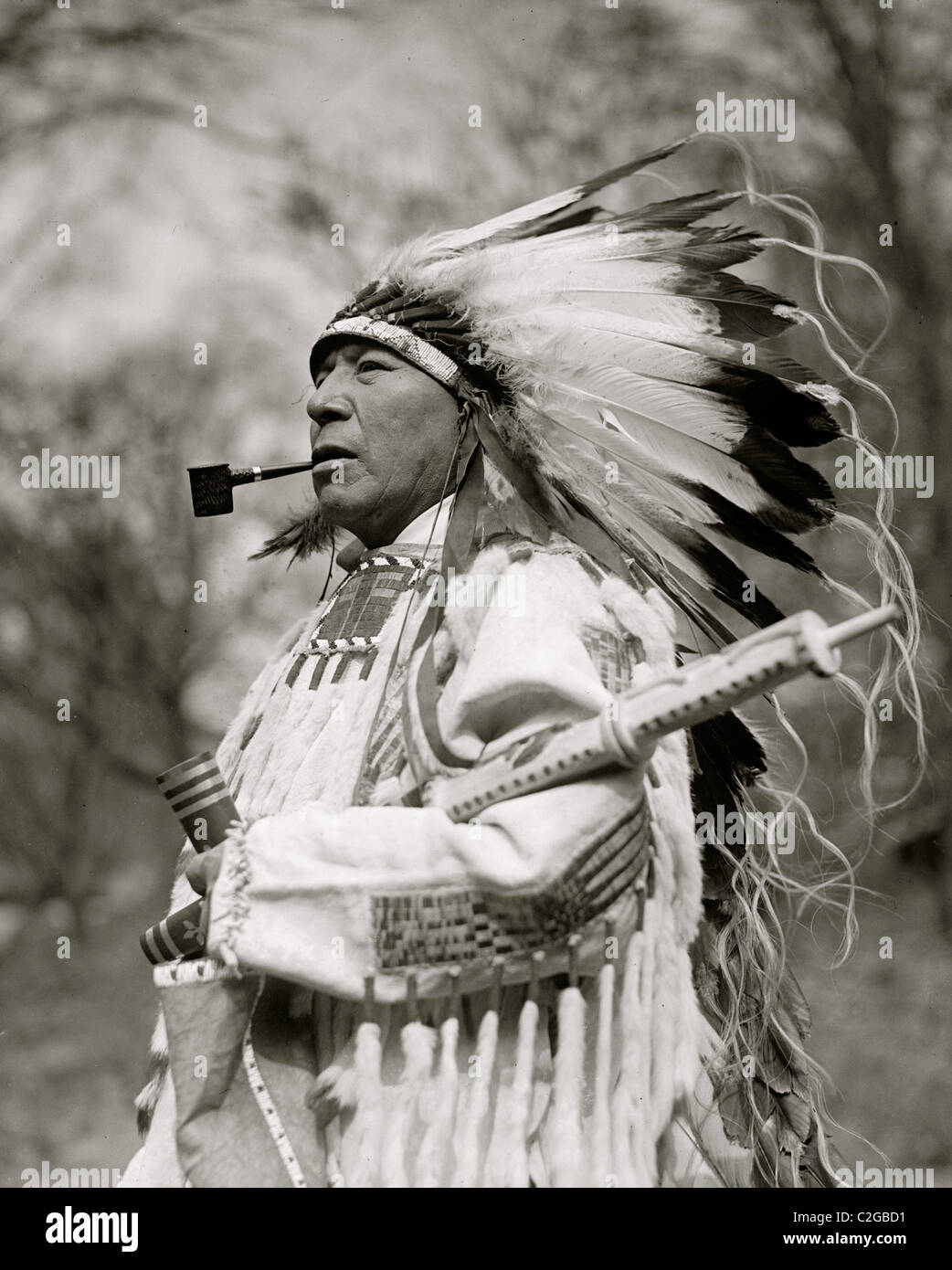 Chief Whirlwind Soldier from Rosebud Reservation, S.D Stock Photo - Alamy