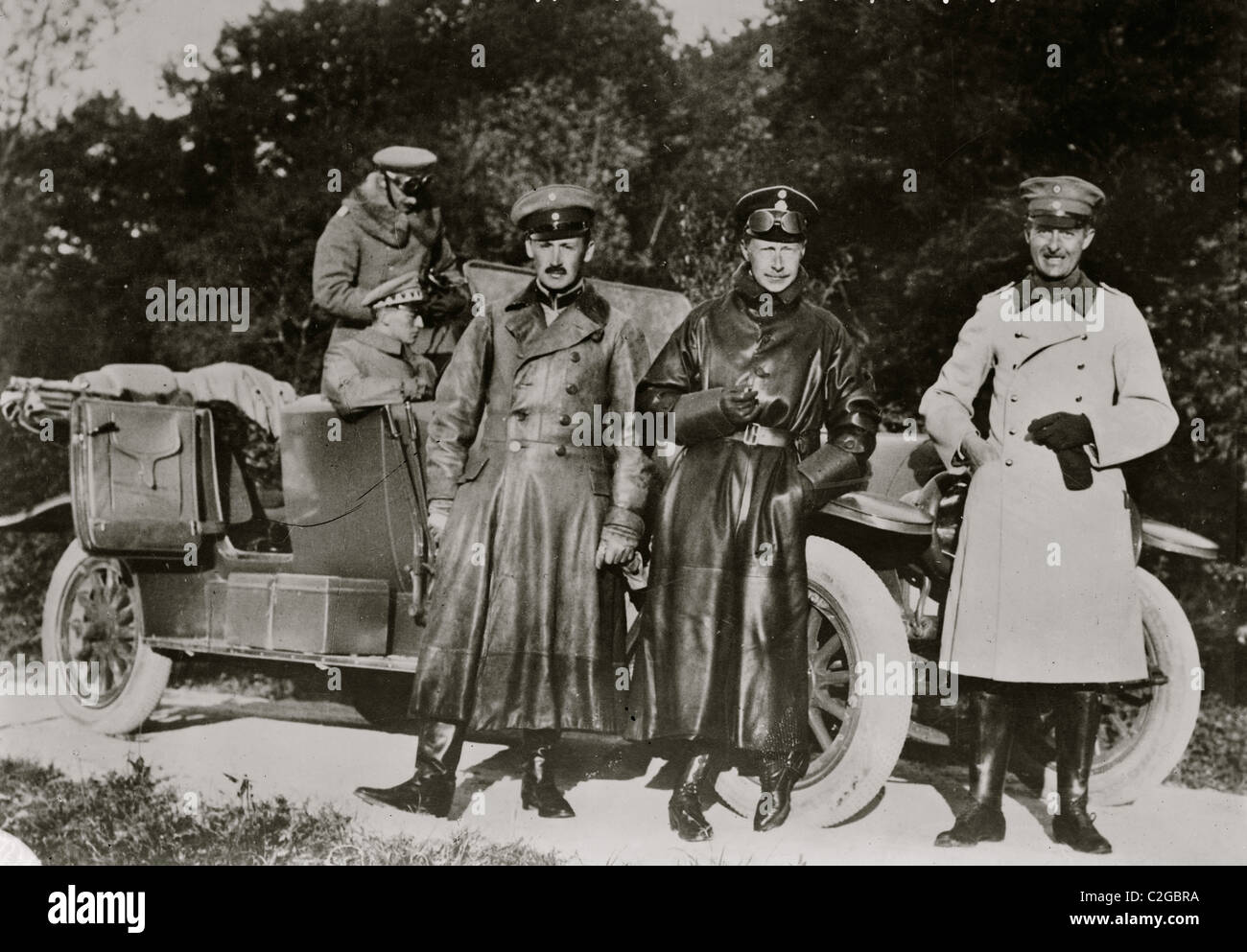 German Crown Prince at front Stock Photo - Alamy