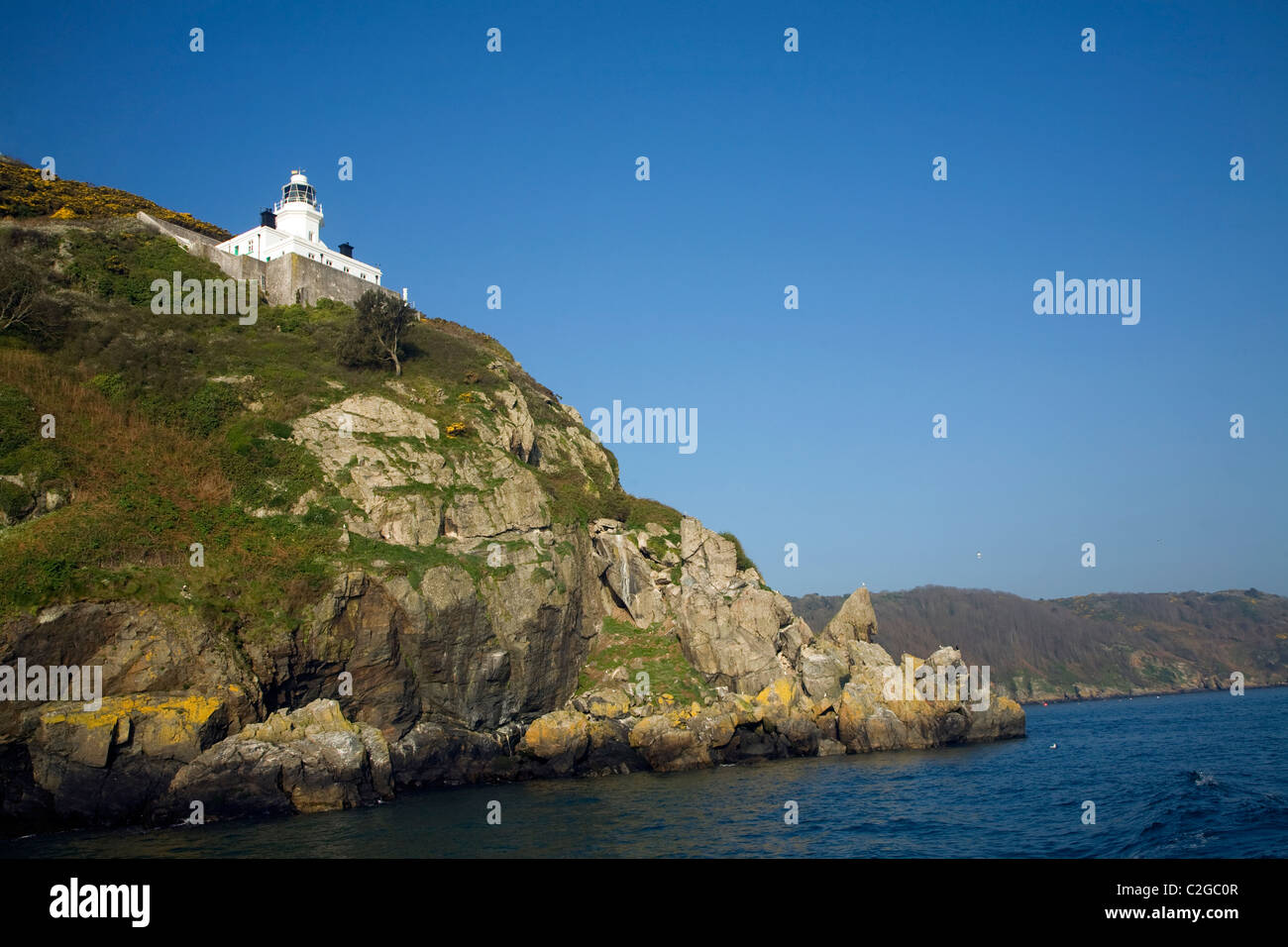 Lighthouse Sark Channel Islands Stock Photo - Alamy