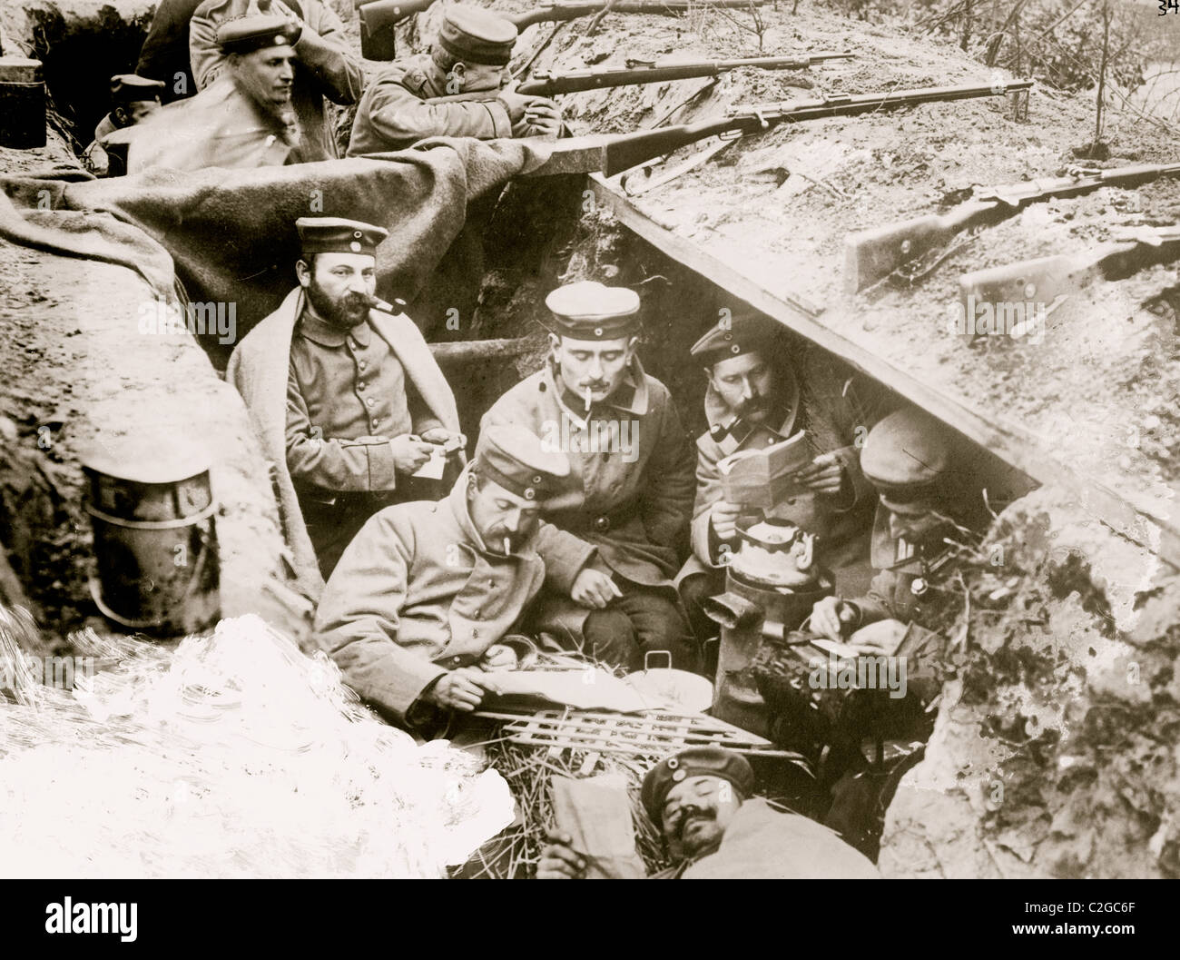 German trenches hi-res stock photography and images - Alamy