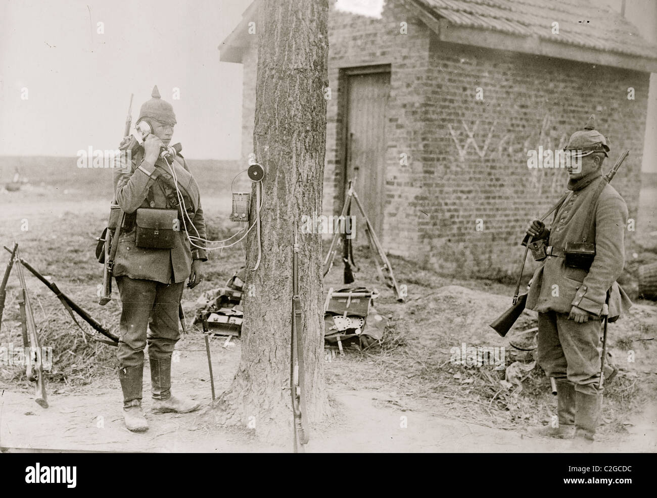 German field telephone Stock Photo - Alamy