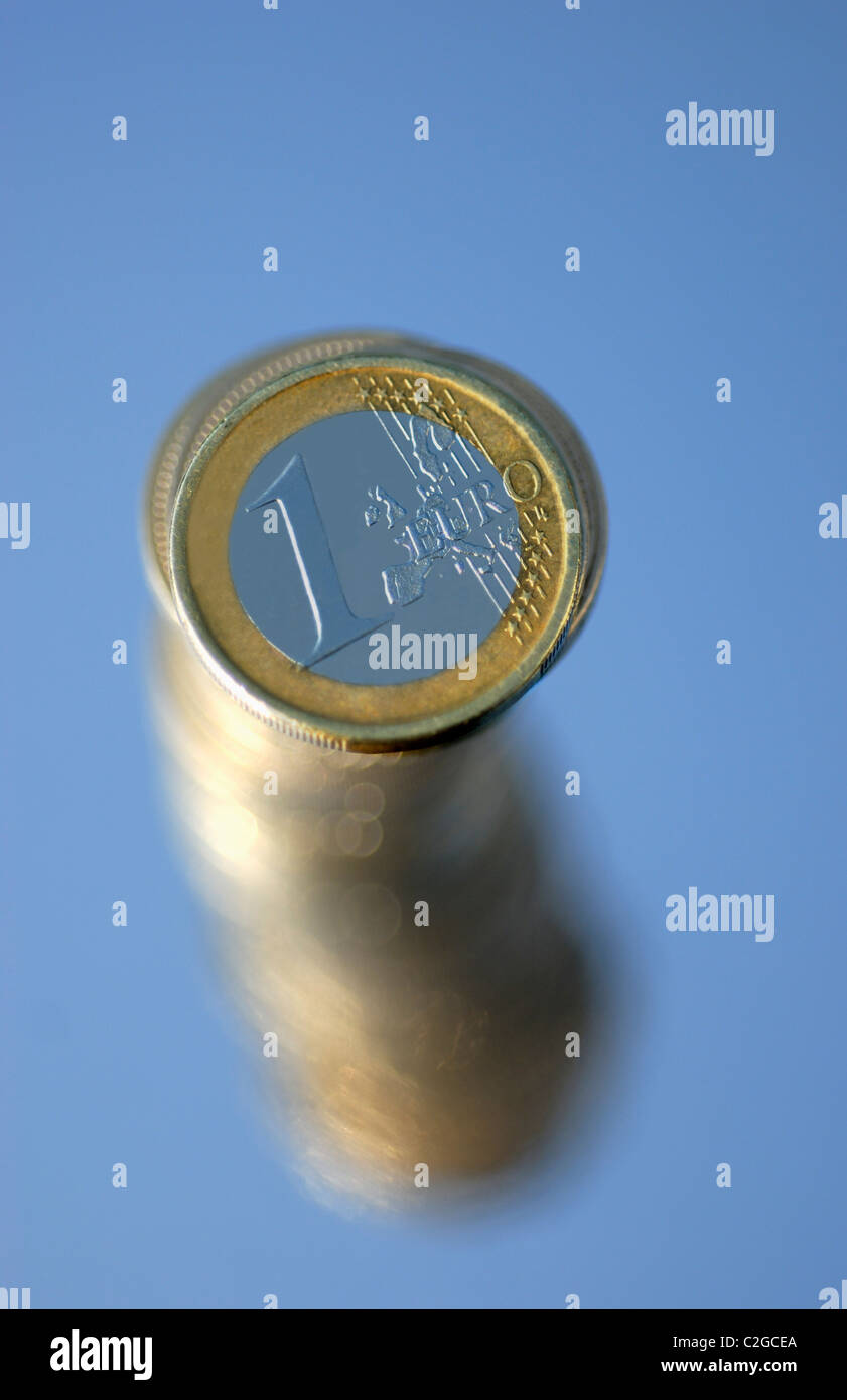 Coin stack euro coins hi-res stock photography and images - Alamy