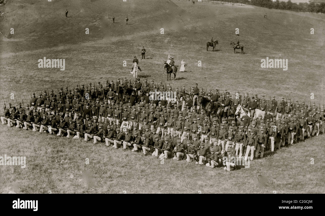 Austrian Infantry in formation Stock Photo - Alamy