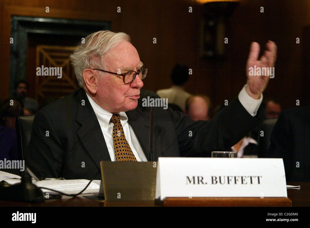 Warren Buffet, chairman and CEO Berkshire Hathaway Senate Finance ...