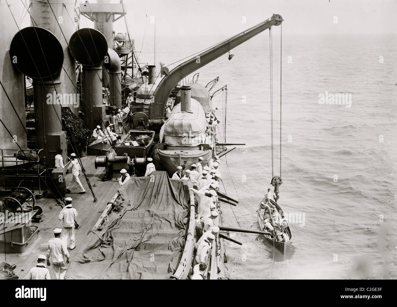 Boat Drill on WASHINGTON Stock Photo - Alamy