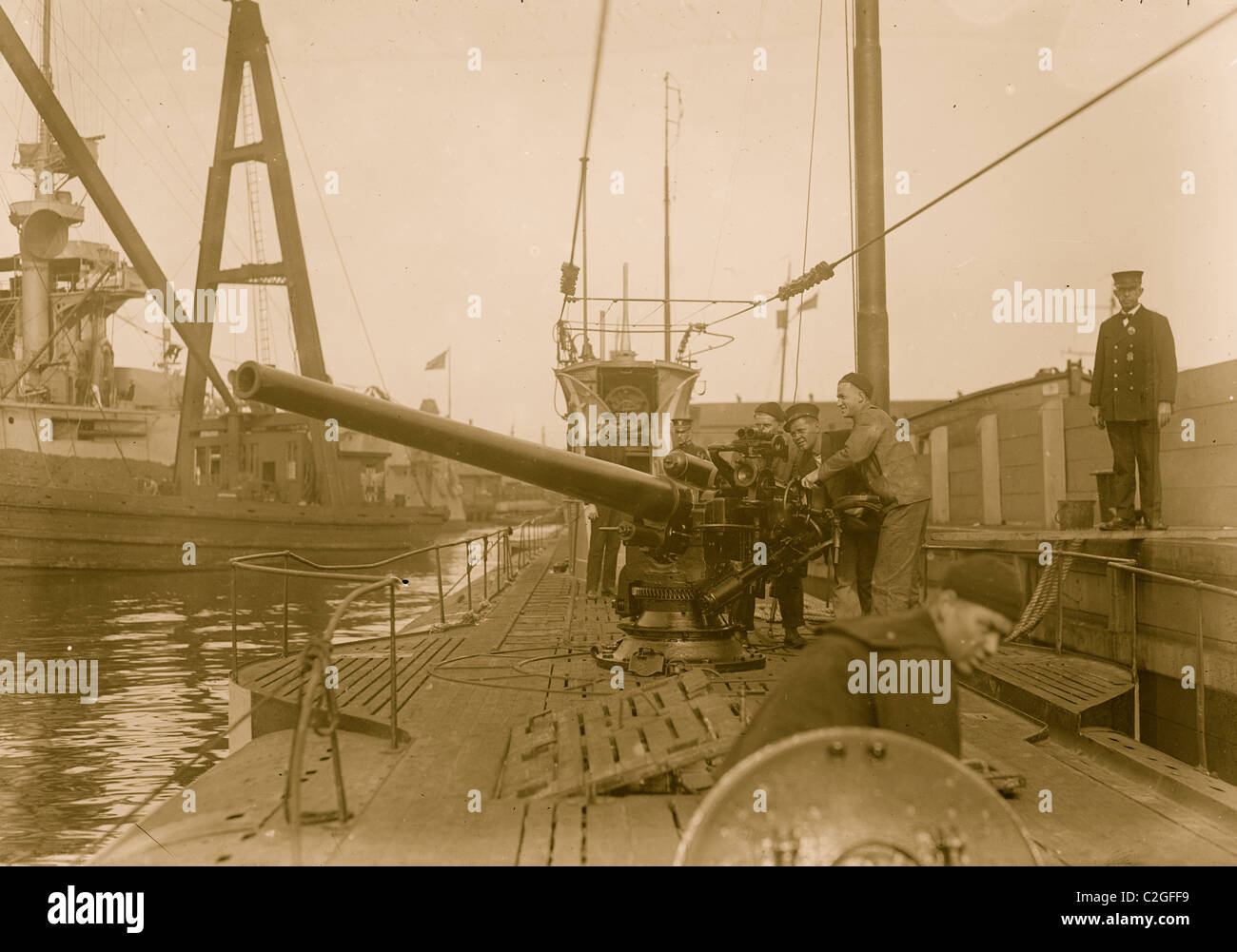 German U-Boat at Navy Yd Stock Photo - Alamy