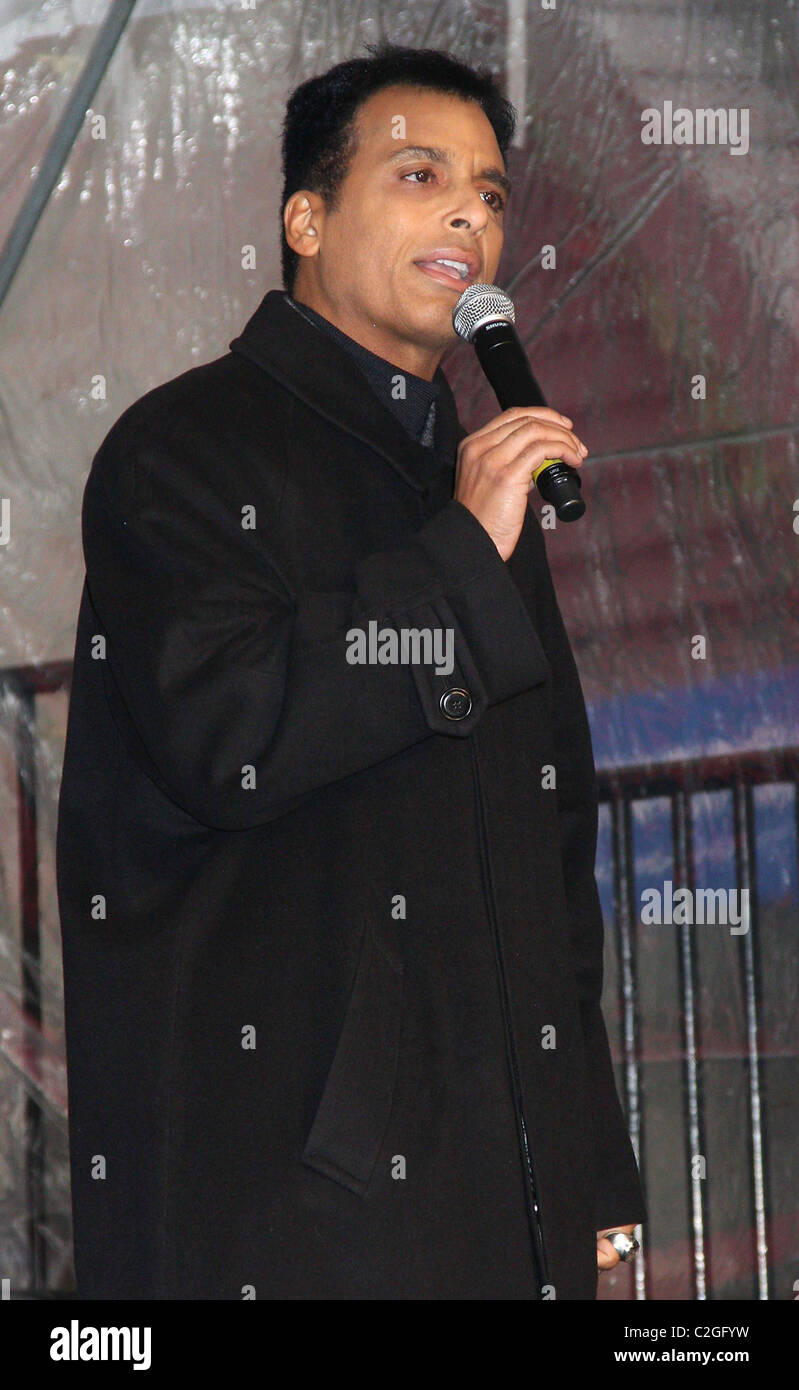 Grammy-winning singer Jon Secada rehearses with Shades of Pink for the ...