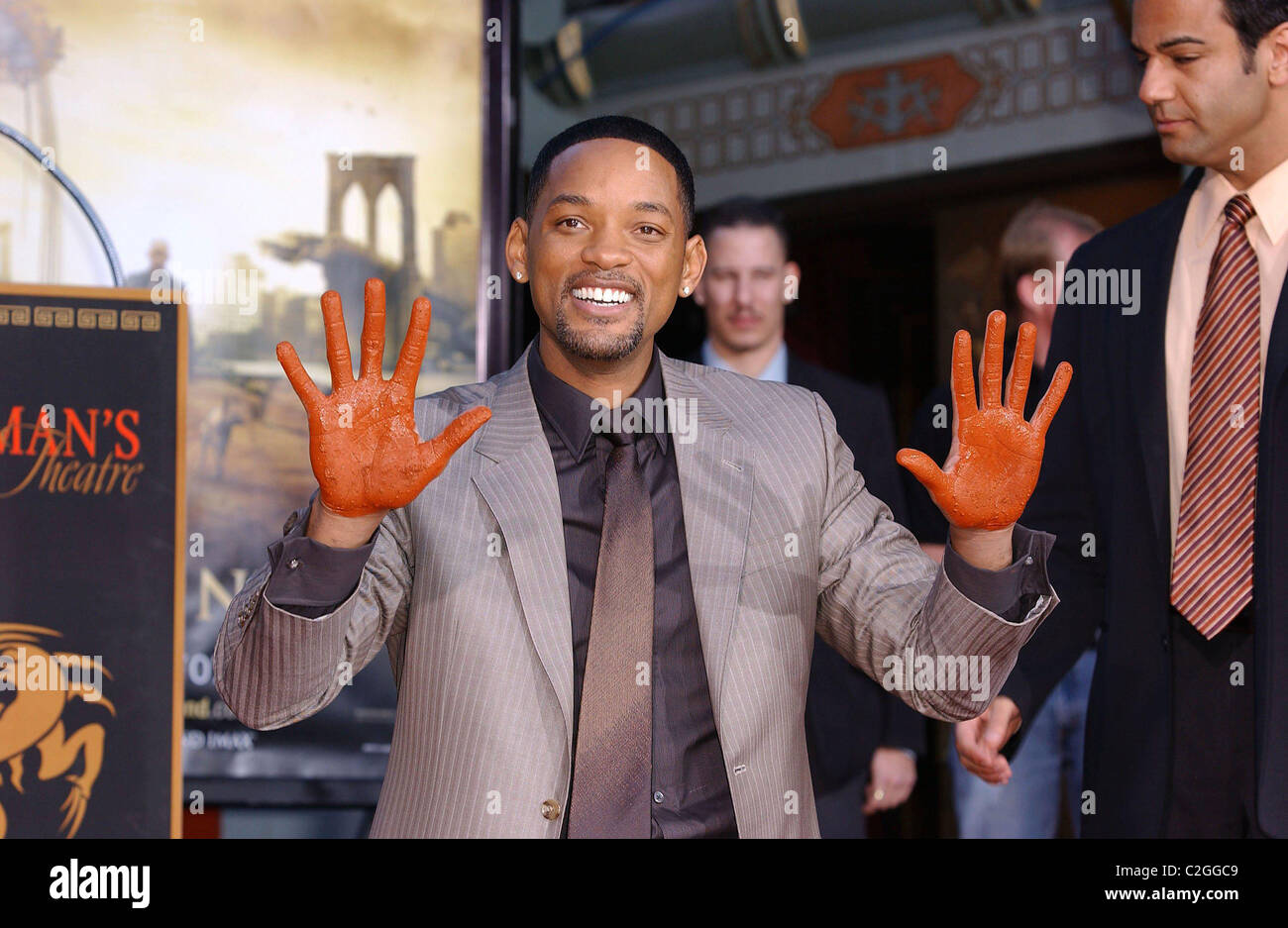 Will Smith Will Smith Handprint and Footprint Ceremony at Grauman's ...