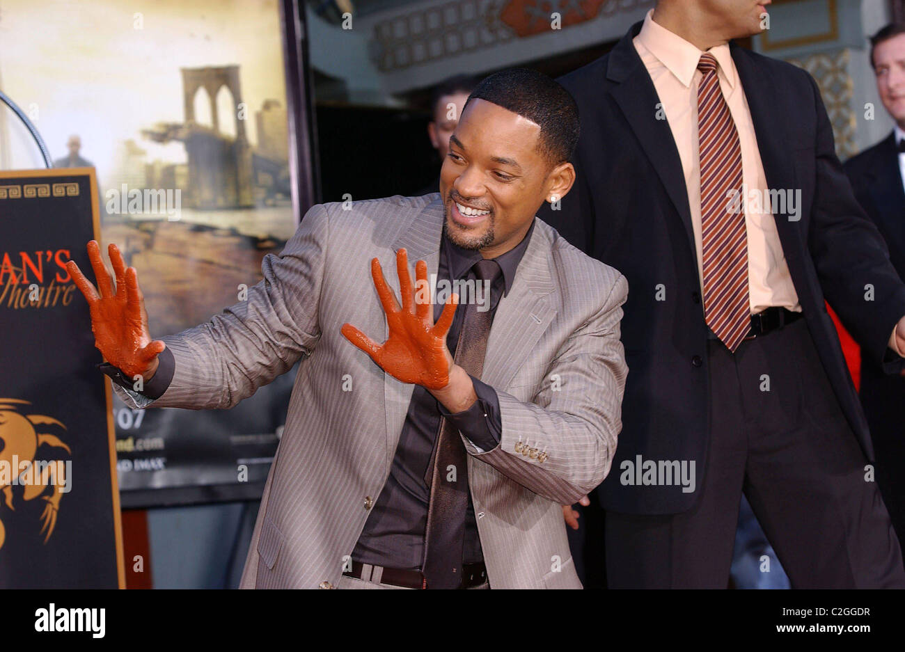 Will Smith Will Smith Handprint and Footprint Ceremony at Grauman's ...