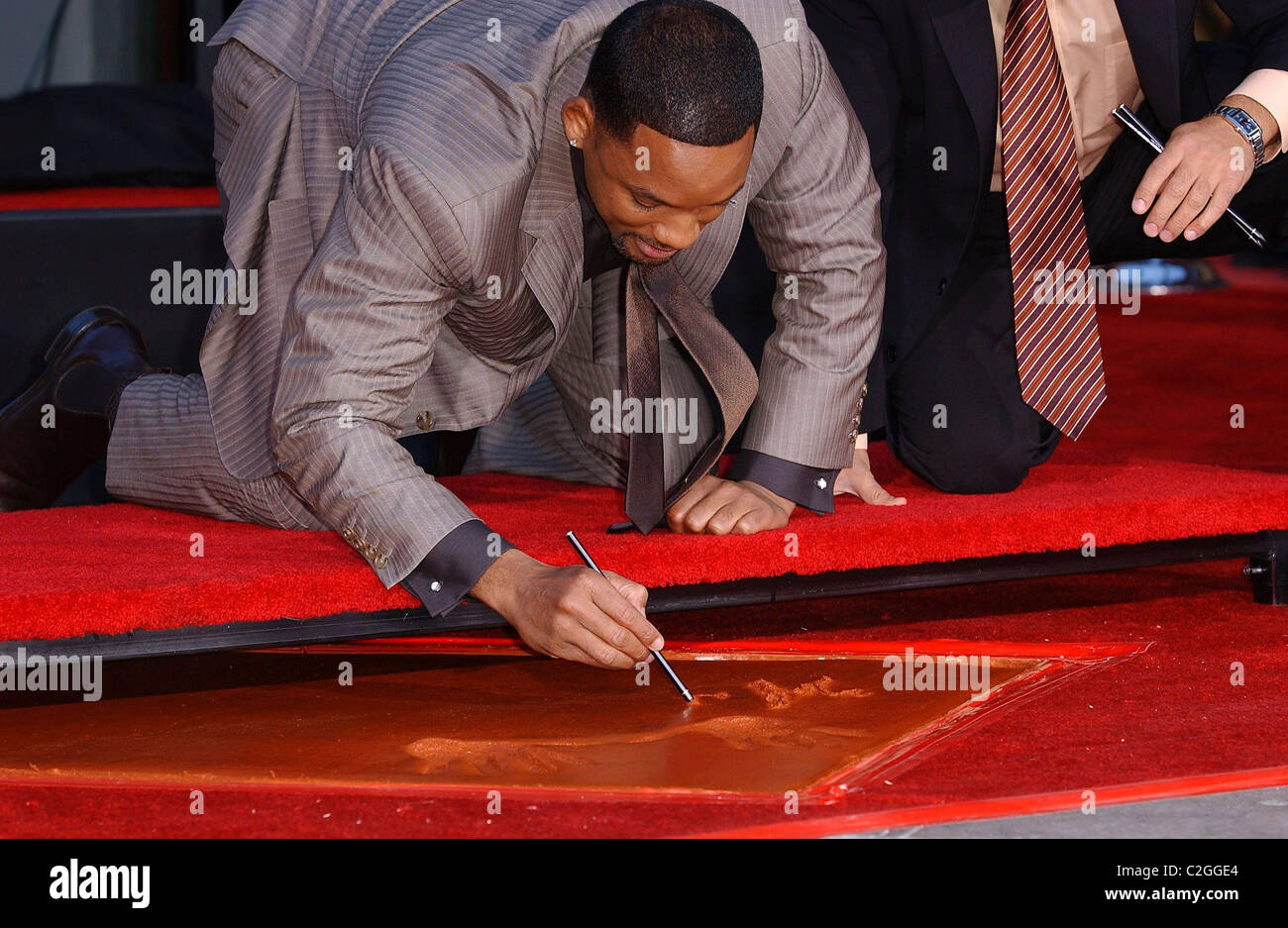 Will Smith Will Smith Handprint and Footprint Ceremony at Grauman's ...