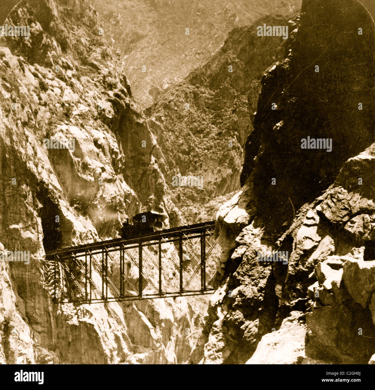 In the heart of the mighty Andes--Oroya Ry. bridge in the sublime ...