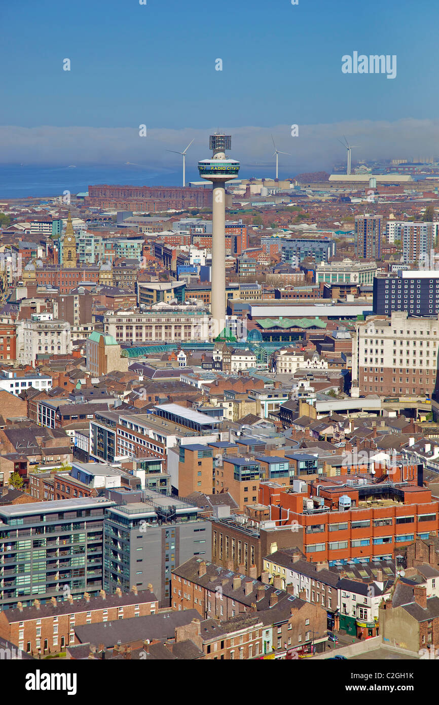 Aerial View Of Liverpool Stock Photos & Aerial View Of Liverpool Stock ...