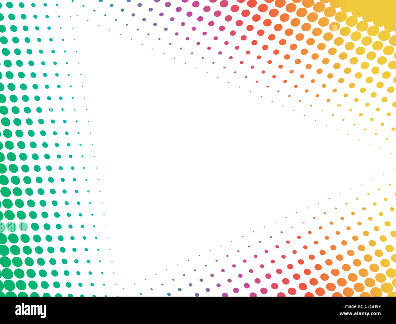 abstract rainbow dotted card Stock Photo - Alamy