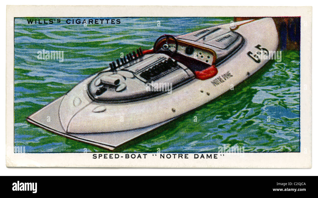 American speed-boat 'Notre Dame', winner of the International Gold Cup ...