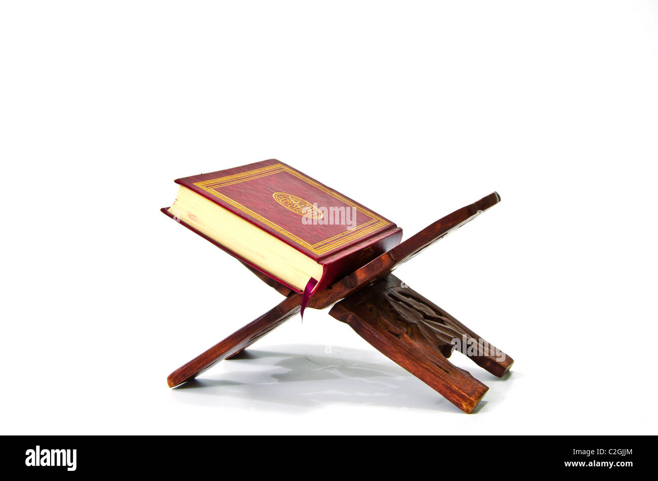 The Holy Quran on white Stock Photo - Alamy