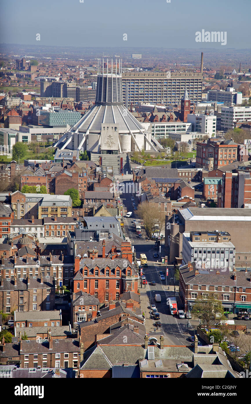Liverpool Cathedral Aerial High Resolution Stock Photography and Images ...