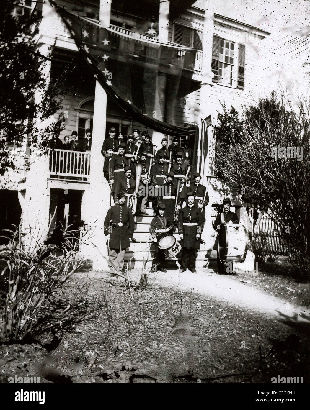 Military band standing on hi-res stock photography and images - Alamy