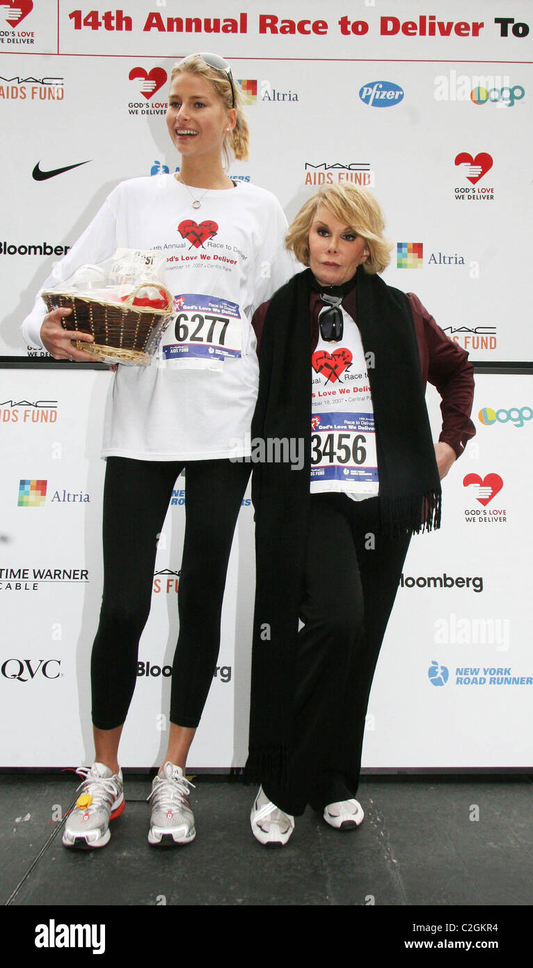 Runner and Joan Rivers participating in 'The 14th Annual Race to ...