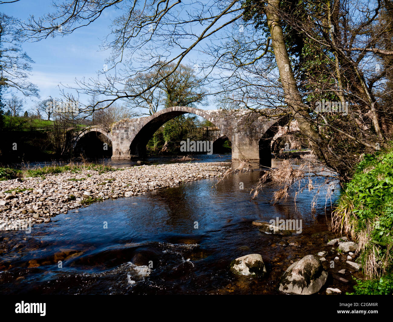England Medieval Stone Bridge Stock Photos & England Medieval Stone ...