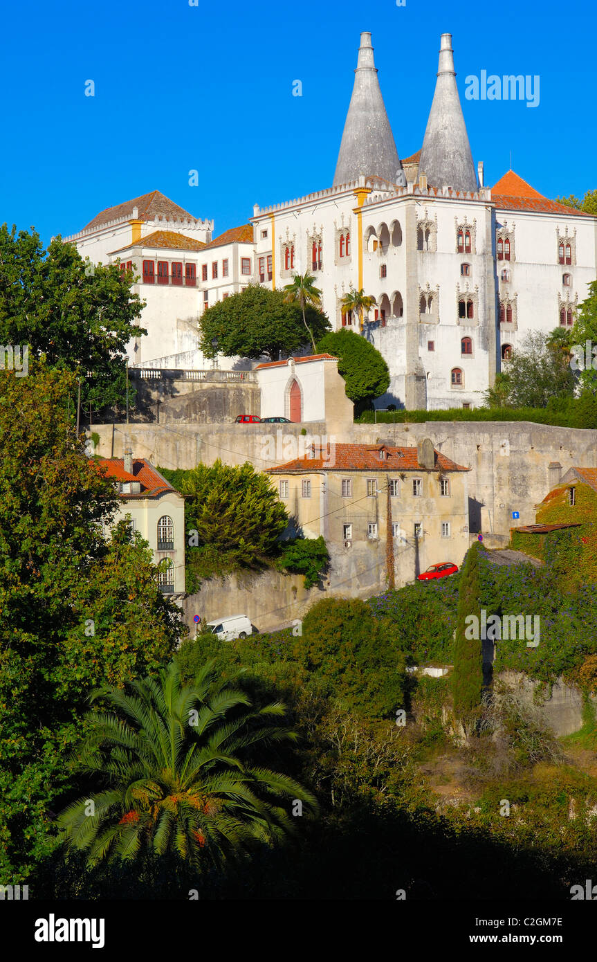 Sintra National Palace, Sintra, UNESCO World Heritage Site, Portugal ...