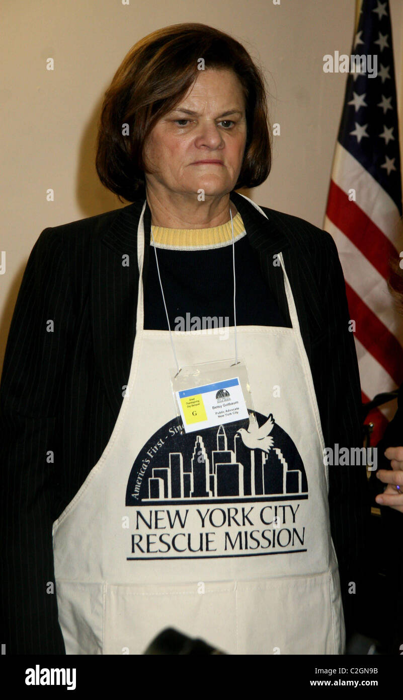 Betsey Gotbaum New York City Rescue Mission Great Thanksgiving Banquet ...