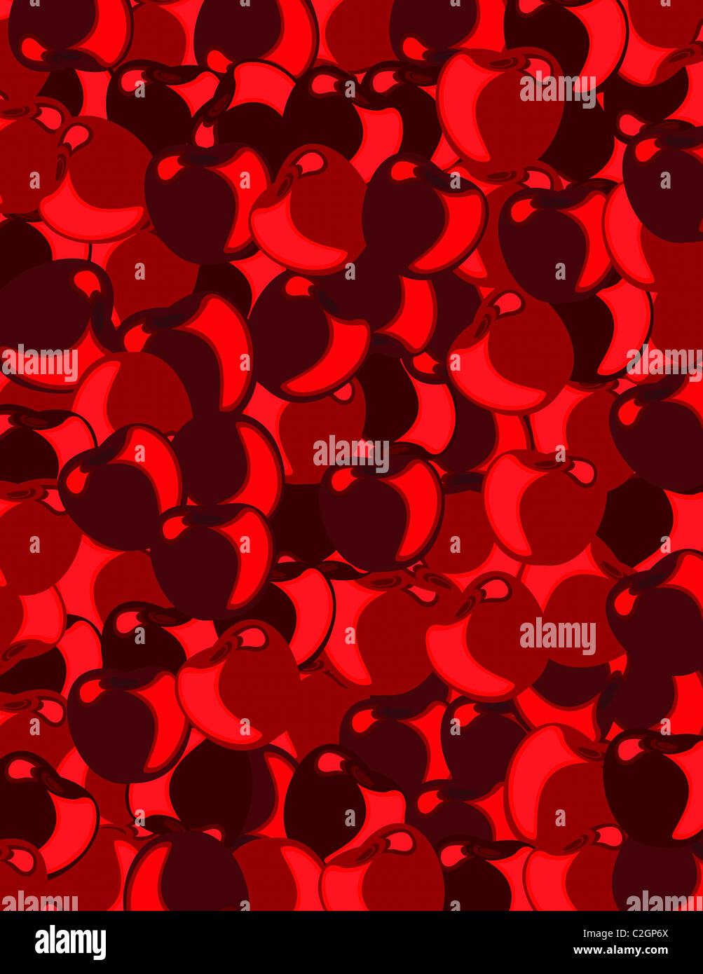 Beautiful red fruit with red stem hi-res stock photography and images ...