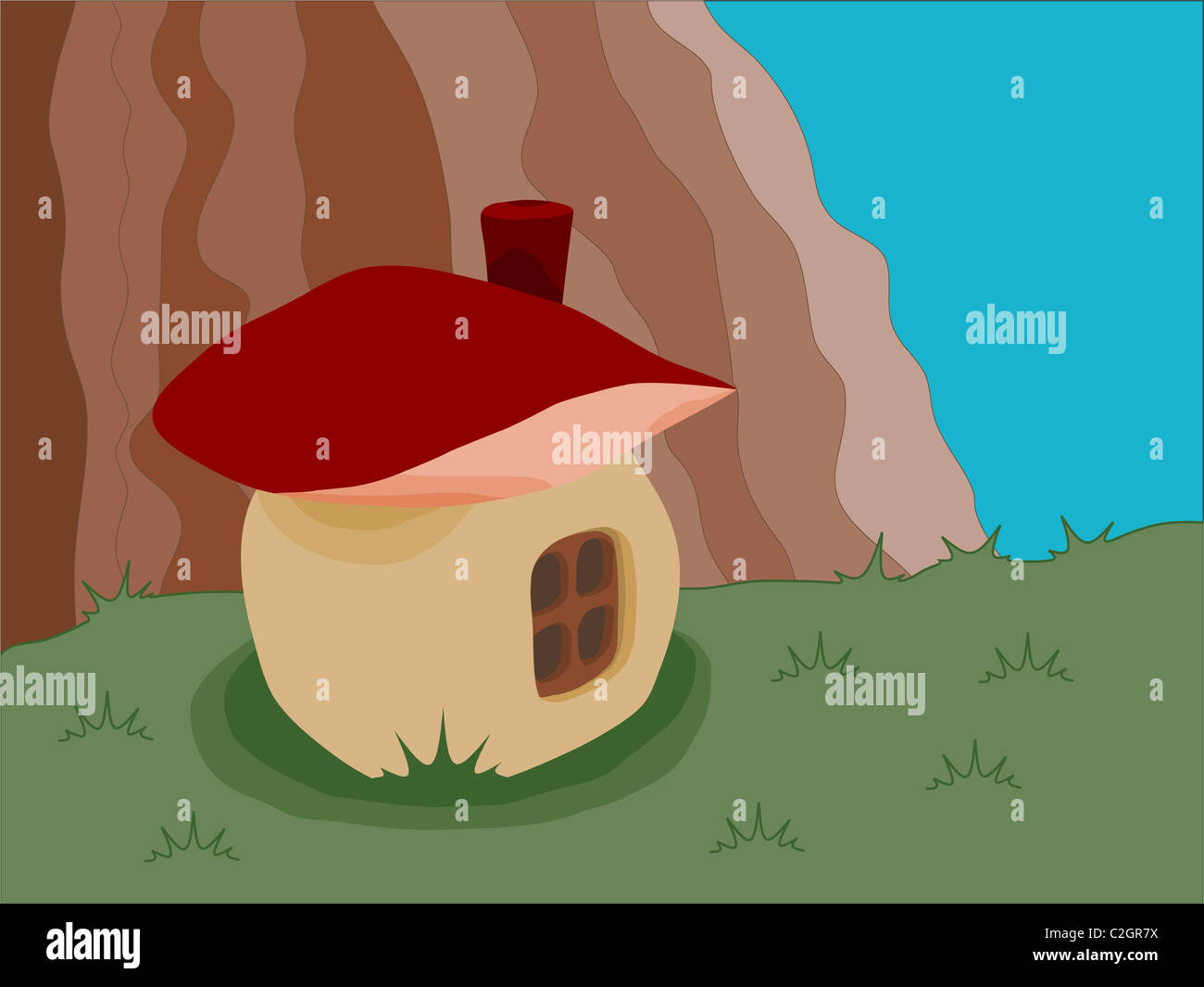 Mushroom housing hi-res stock photography and images - Alamy