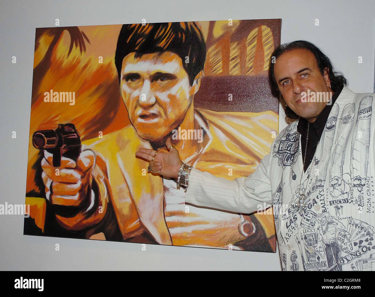 Andy Warhol's former assistant at the Factory Steve kaufman at the Dame ...