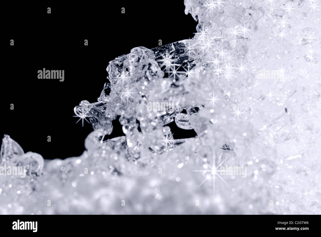 glitter ice. closeup Stock Photo - Alamy