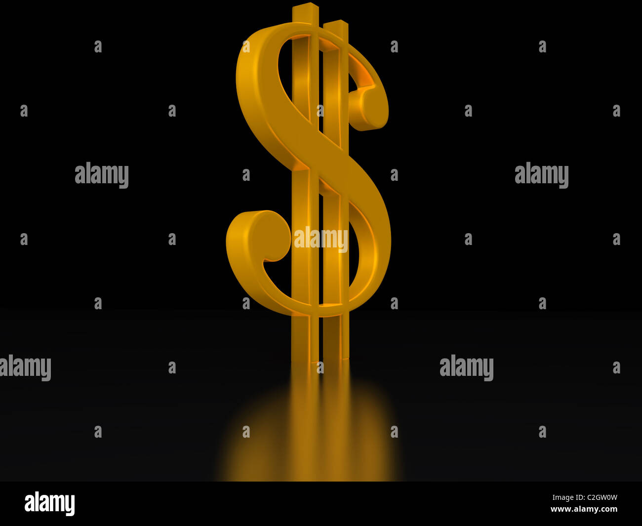 Dollar sign black background hi-res stock photography and images - Alamy