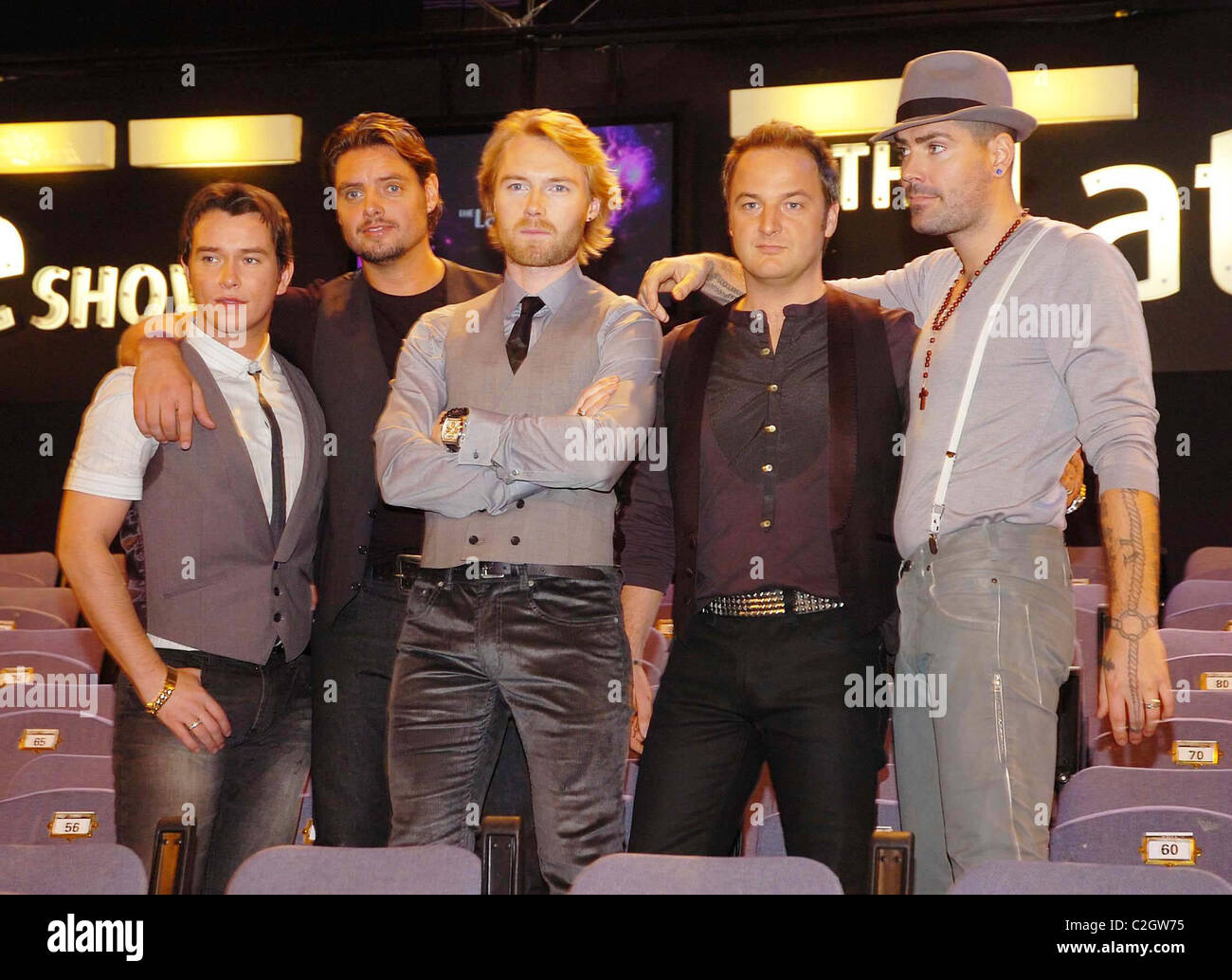 Stephen Gately, Keith Duffy, Ronan Keating, Mikey Graham and Shane ...
