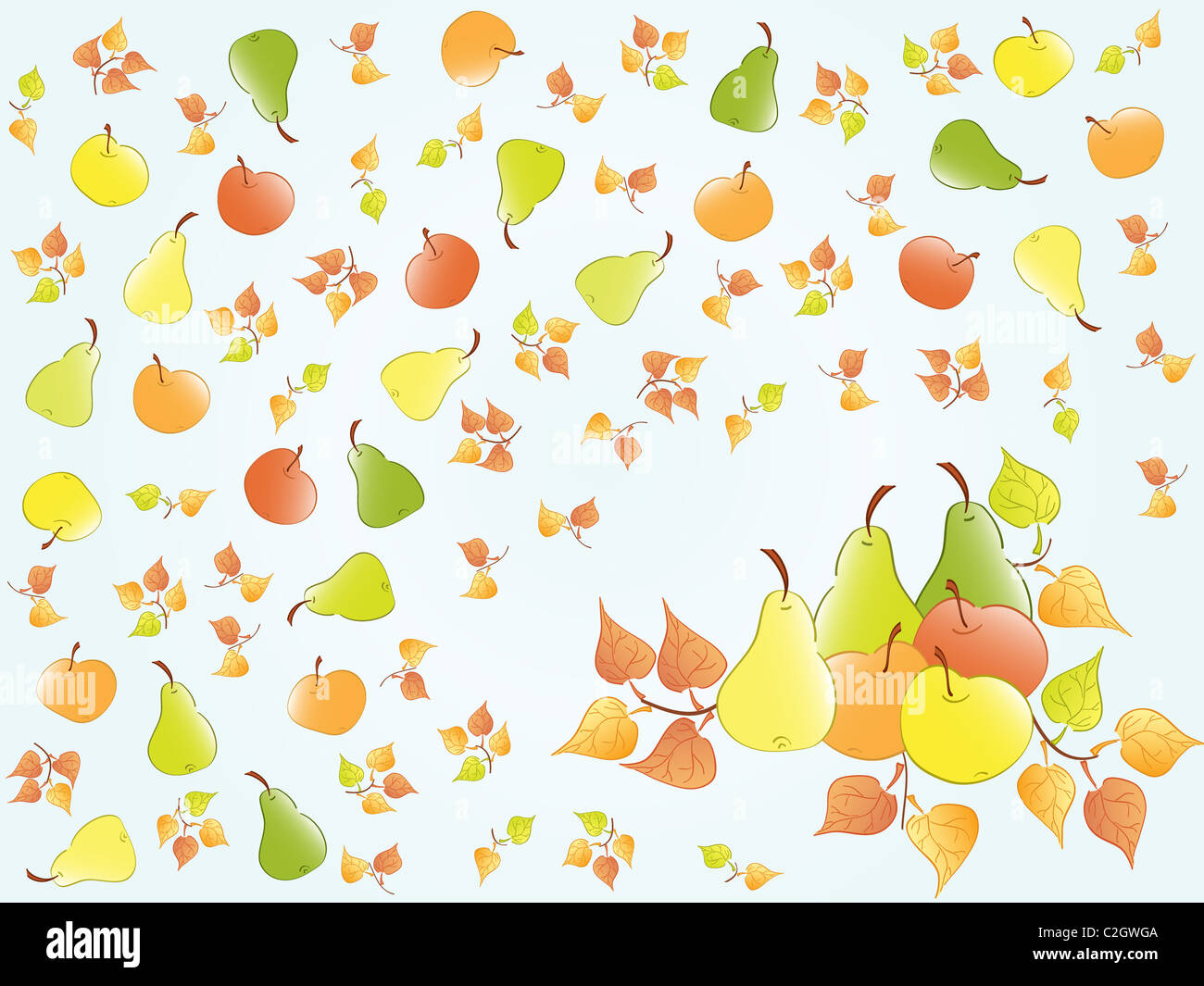 autumn fruits background Stock Photo - Alamy