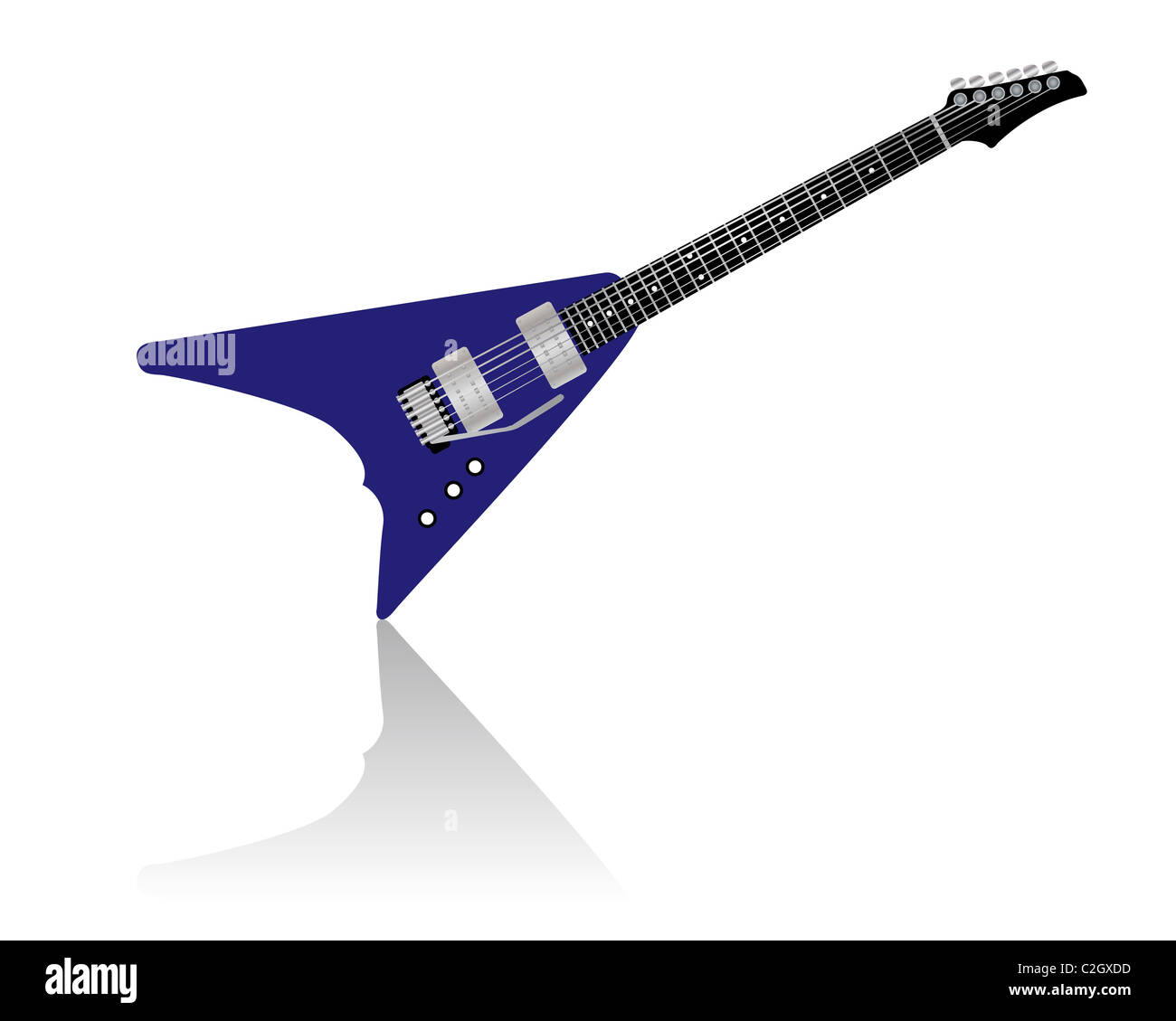 Pattern of color electric guitar for design use Stock Photo - Alamy